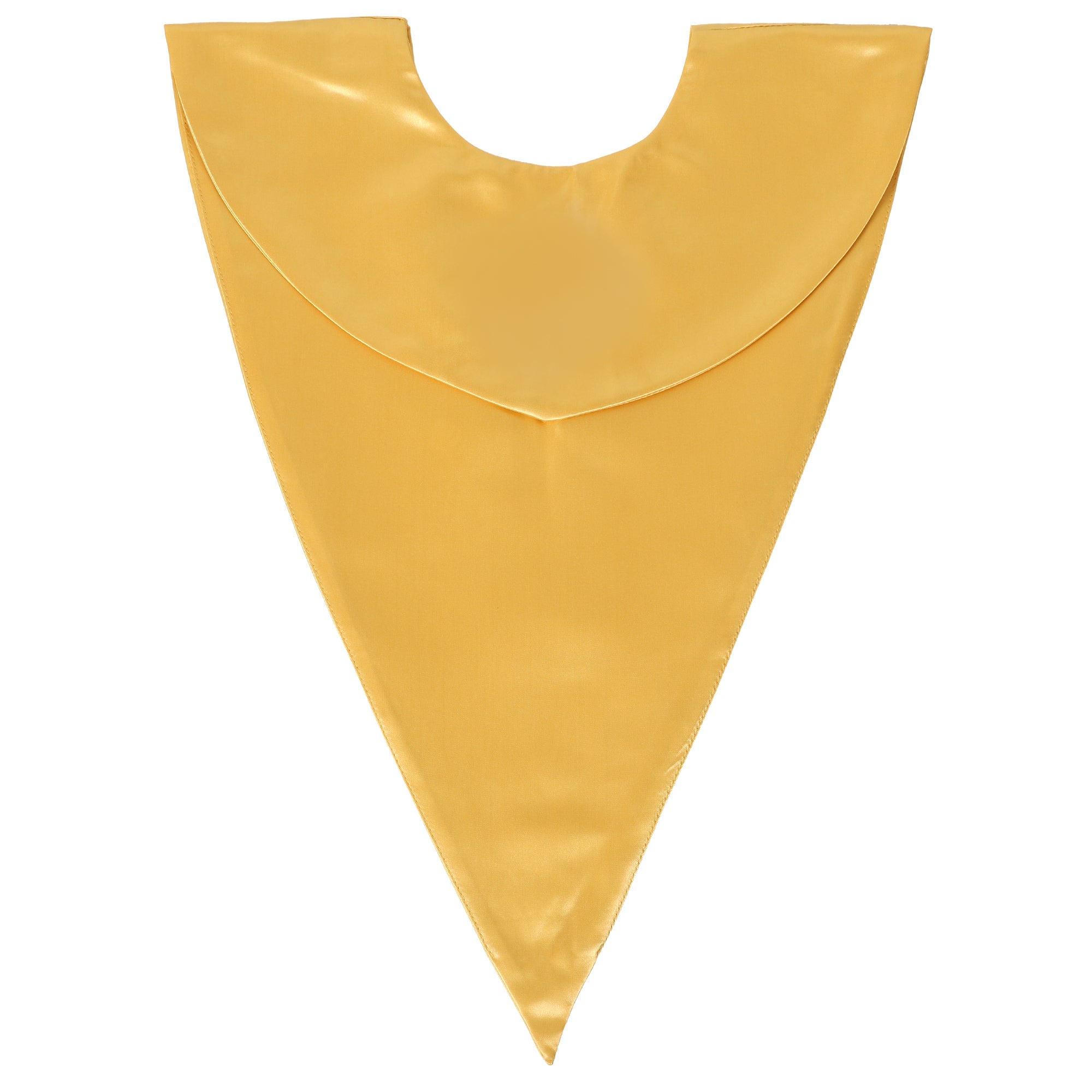 Newrara Unisex Classic V-Shape Solid Satin Stole for Adults